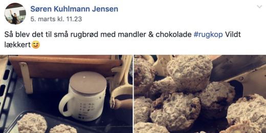 Rug-muffins med mandler & chokolade – Danish Rye & More
